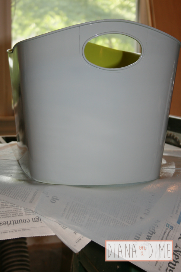 DIY: How to Spray Paint Plastic - Diana on a Dime